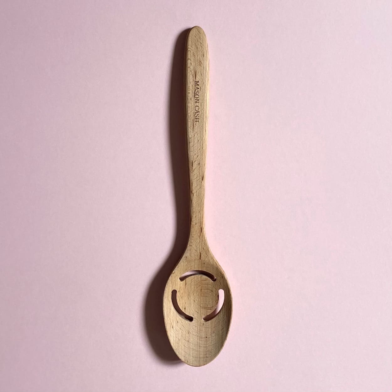 Mason Cash Slotted Spoon - Beech Wood | Gift Wrapped