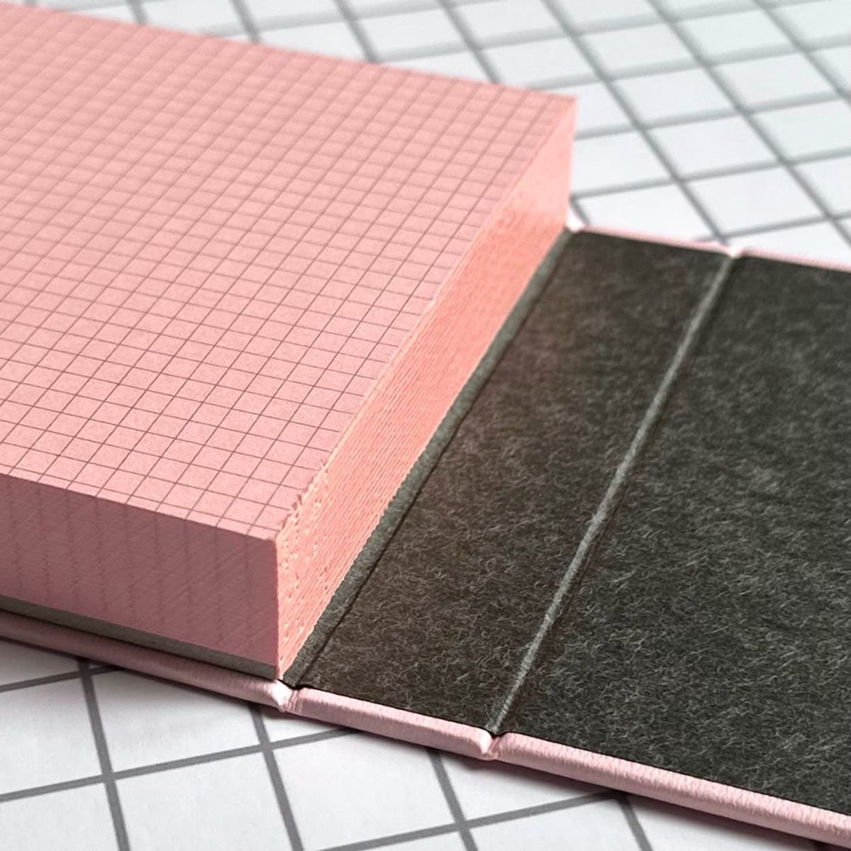 A7 Pocket Size Gridded Hardback Notepad - British Made - Pink - Before ...
