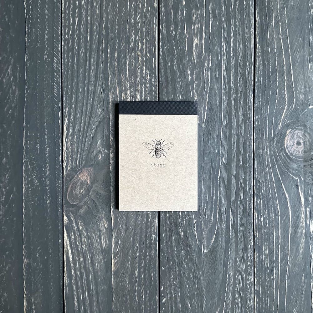 2 A7 Blank Notepads - Sting In The Tail | Gift Wrapped