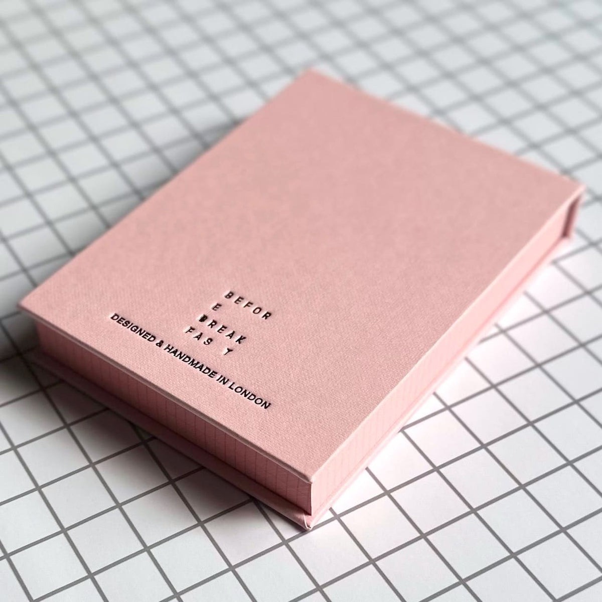 A7 Pocket Size Gridded Hardback Notepad - British Made - Pink - Before ...