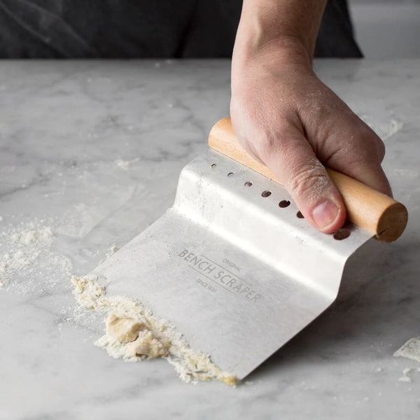 Bench Scraper - Stainless Steel & Beech Wood - Mason Cash | Gift Boxed