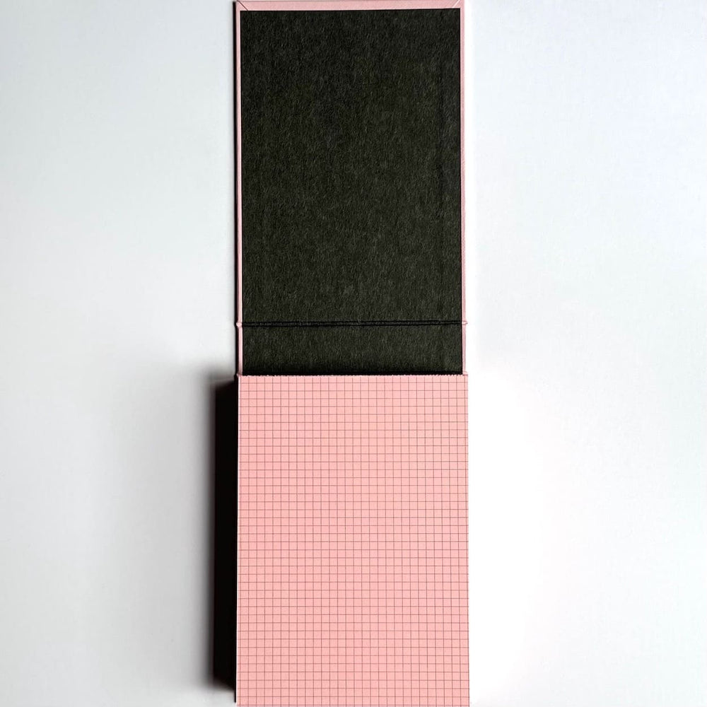 A7 Pocket Size Gridded Hardback Notepad - British Made - Pink - Before ...